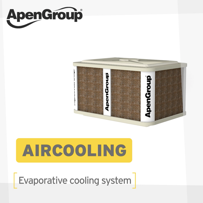 AIRCOOLING, installation example in a factory - Apen
